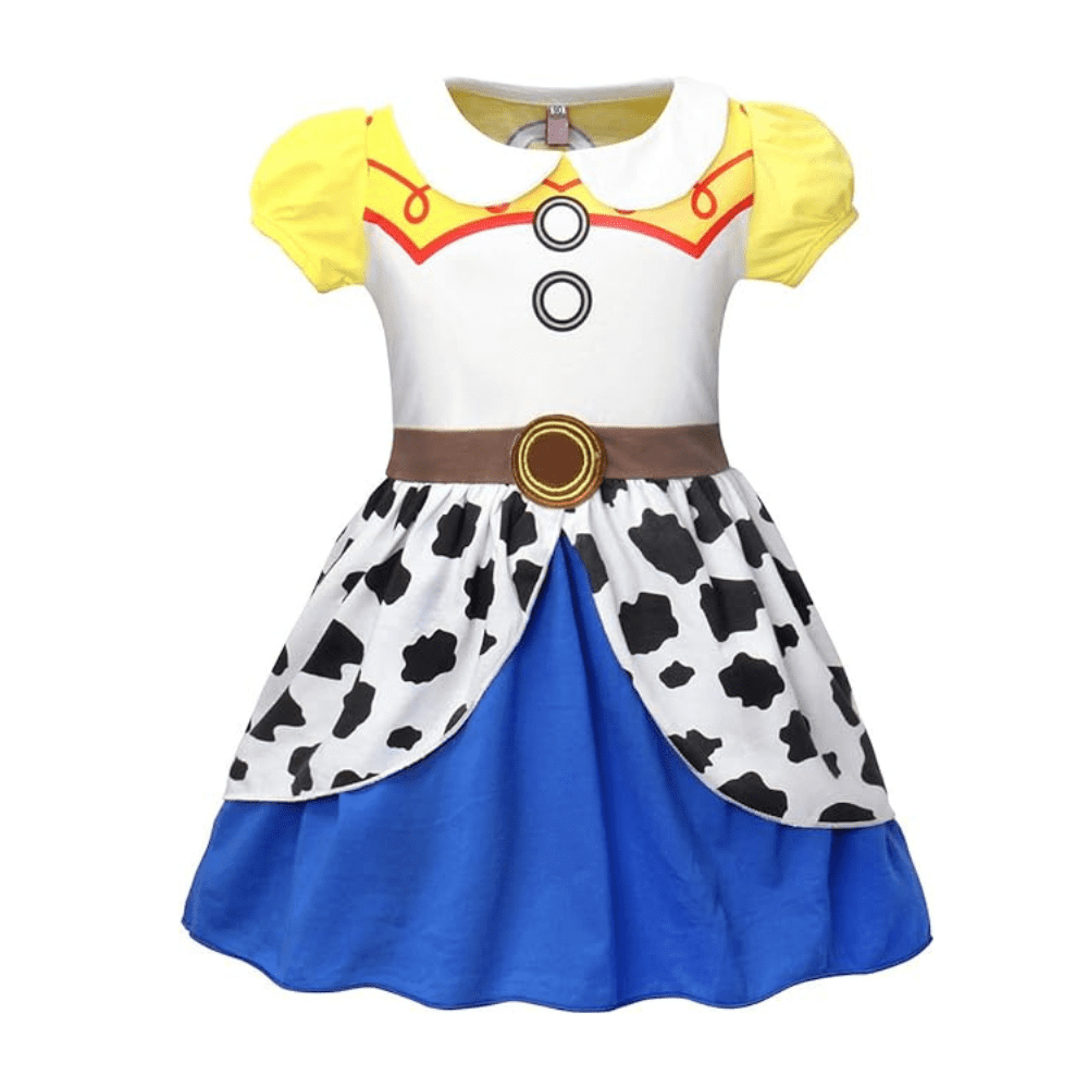 Jurebecia Toddler Girls Cowgirls Costume Princess Jessie Dress Up ...