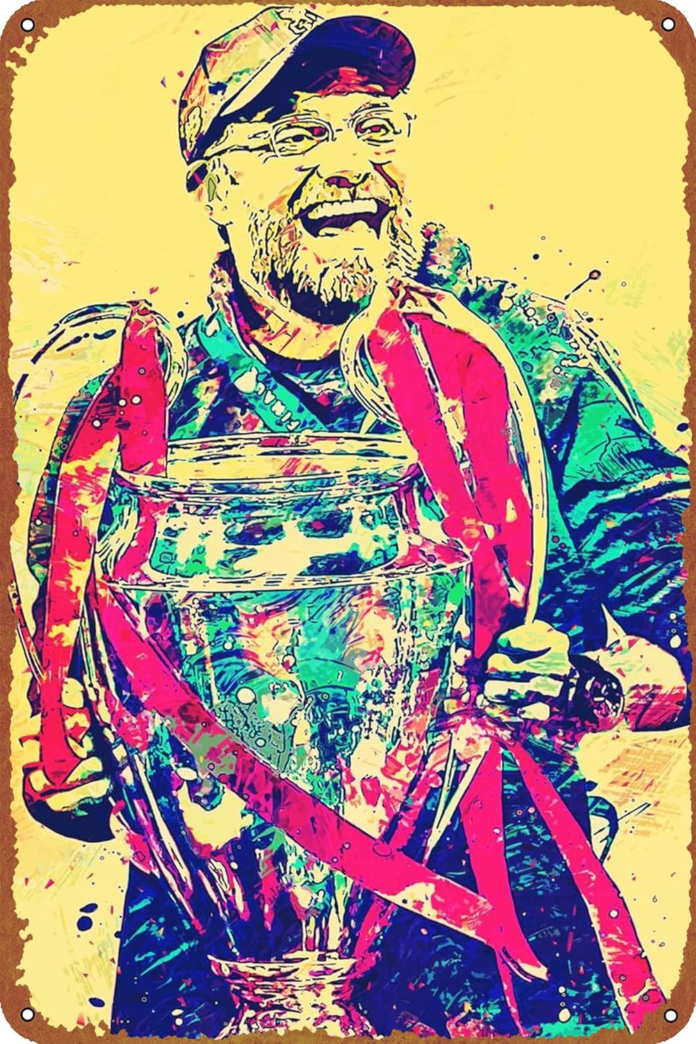 Jurgen Klopp Poster Tin Sign Cafe bar Home Wall Art Decoration Retro ...