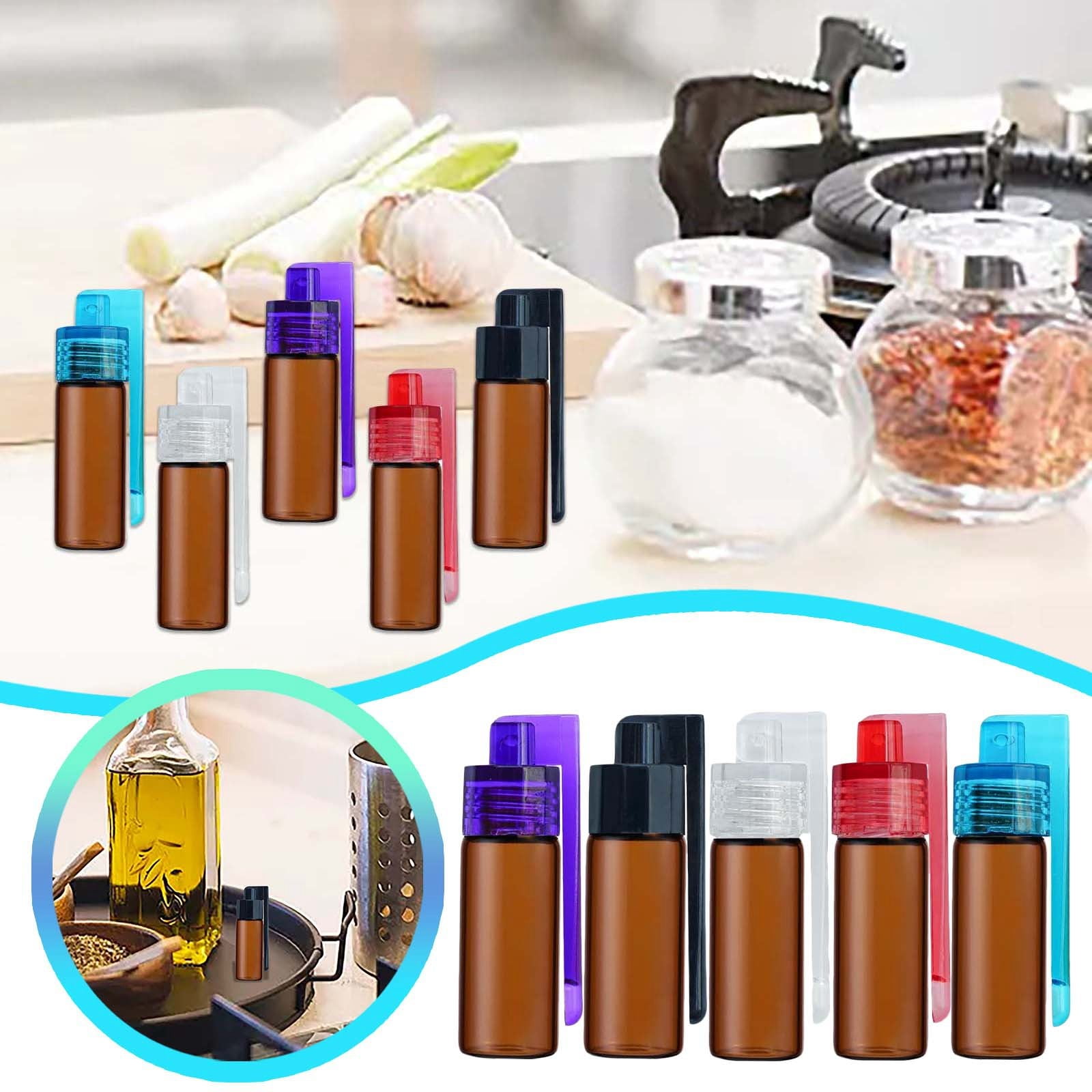 Jurycqq Vial With Spoon, 10Pcs Travel Mini Bottle Dispenser Portable ...