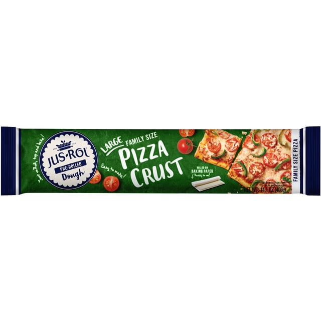 Jus-Rol Family Size Pizza Crust Pre-Rolled Refrigerated Dough, 1ct, 14. ...