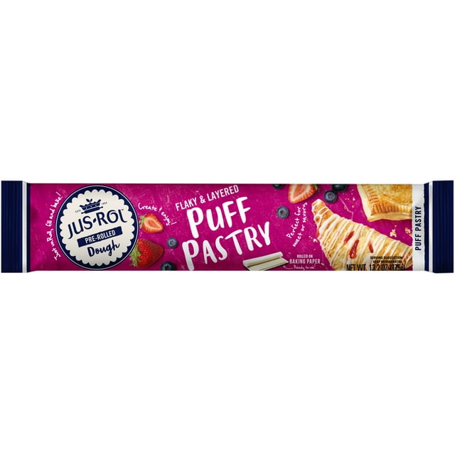 Jus-Rol Puff Pastry Pre-Rolled Refrigerated Dough, 13.2 oz - Walmart.com