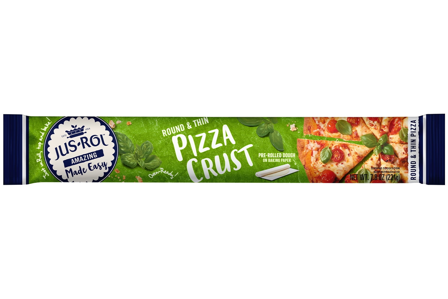 Jus-Rol Pre-Rolled Pizza Dough for Office Breakroom Lunches - Walmart ...