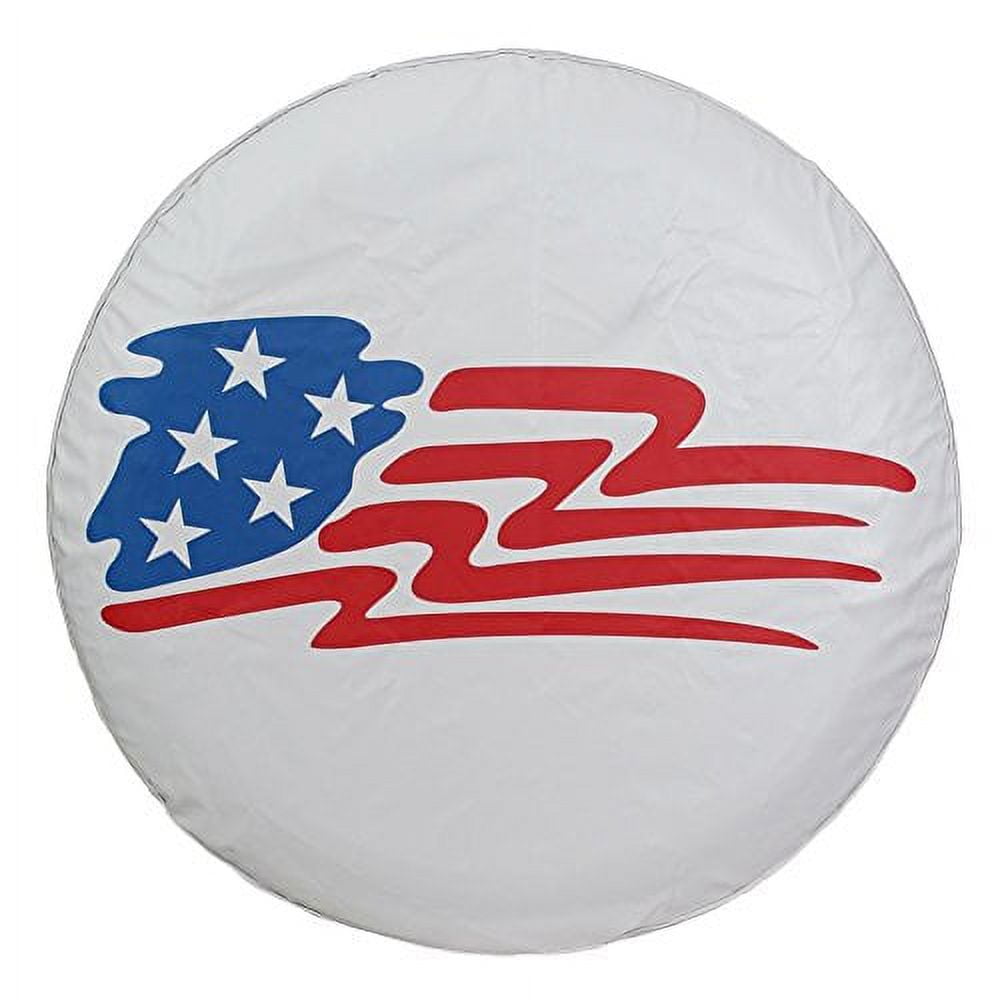 Jusen American Flag Spare Tire Cover Fit for Rv SUV Truck Travel ...
