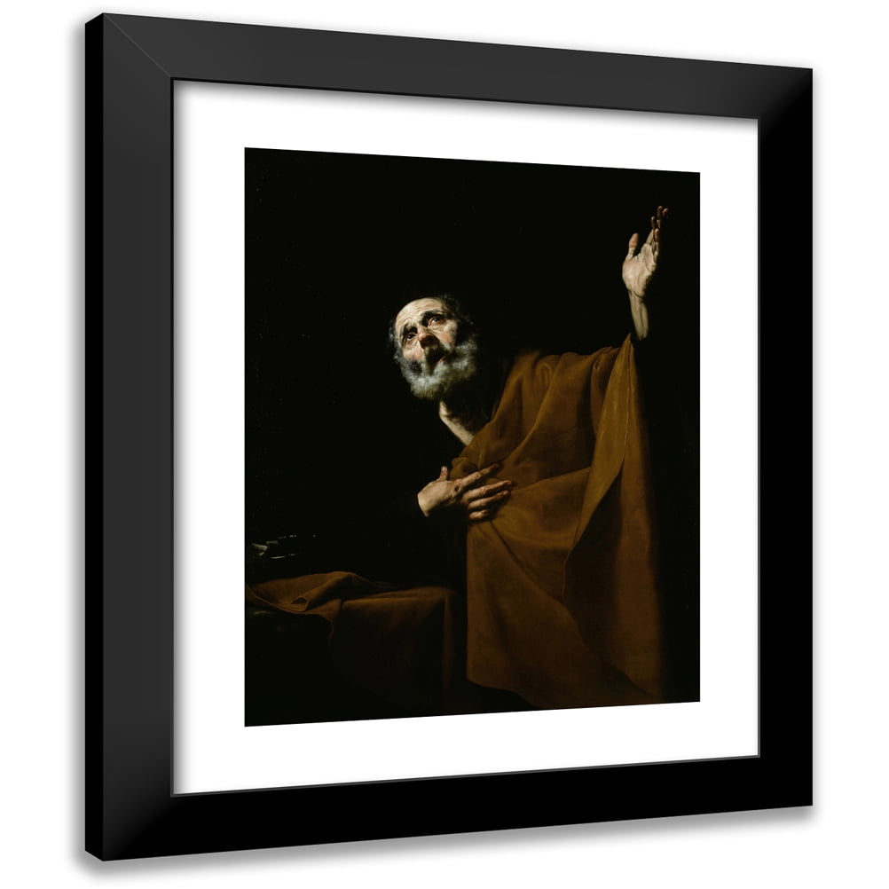 Jusepe de Ribera 15x18 Black Modern Framed Museum Art Print Titled ...