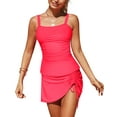 Jusfitsu Womens Tankini Set Tummy Control Swimsuits For Women Two