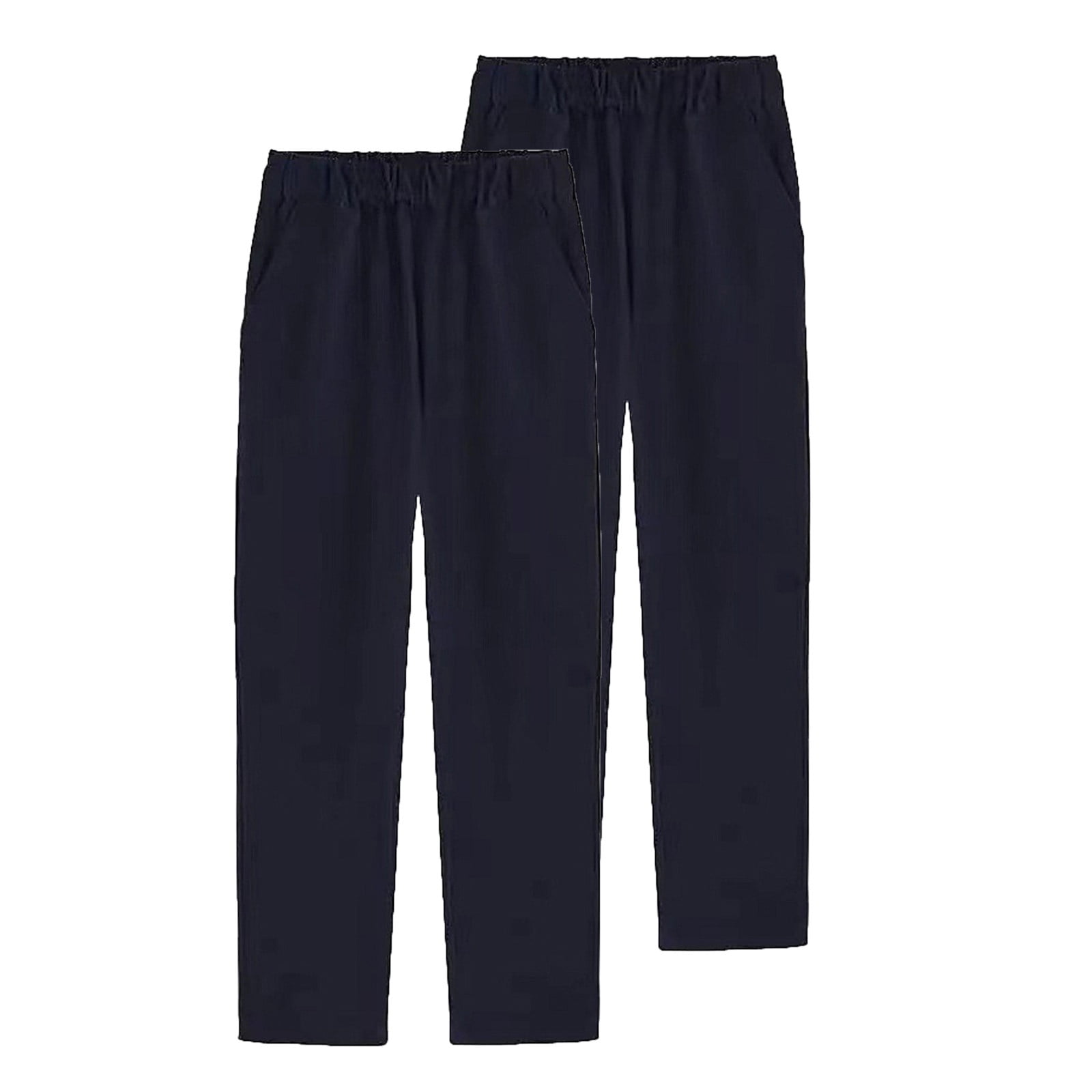 Juslio Boys Pants 2PC Suits School Elastic Waist Performance School ...