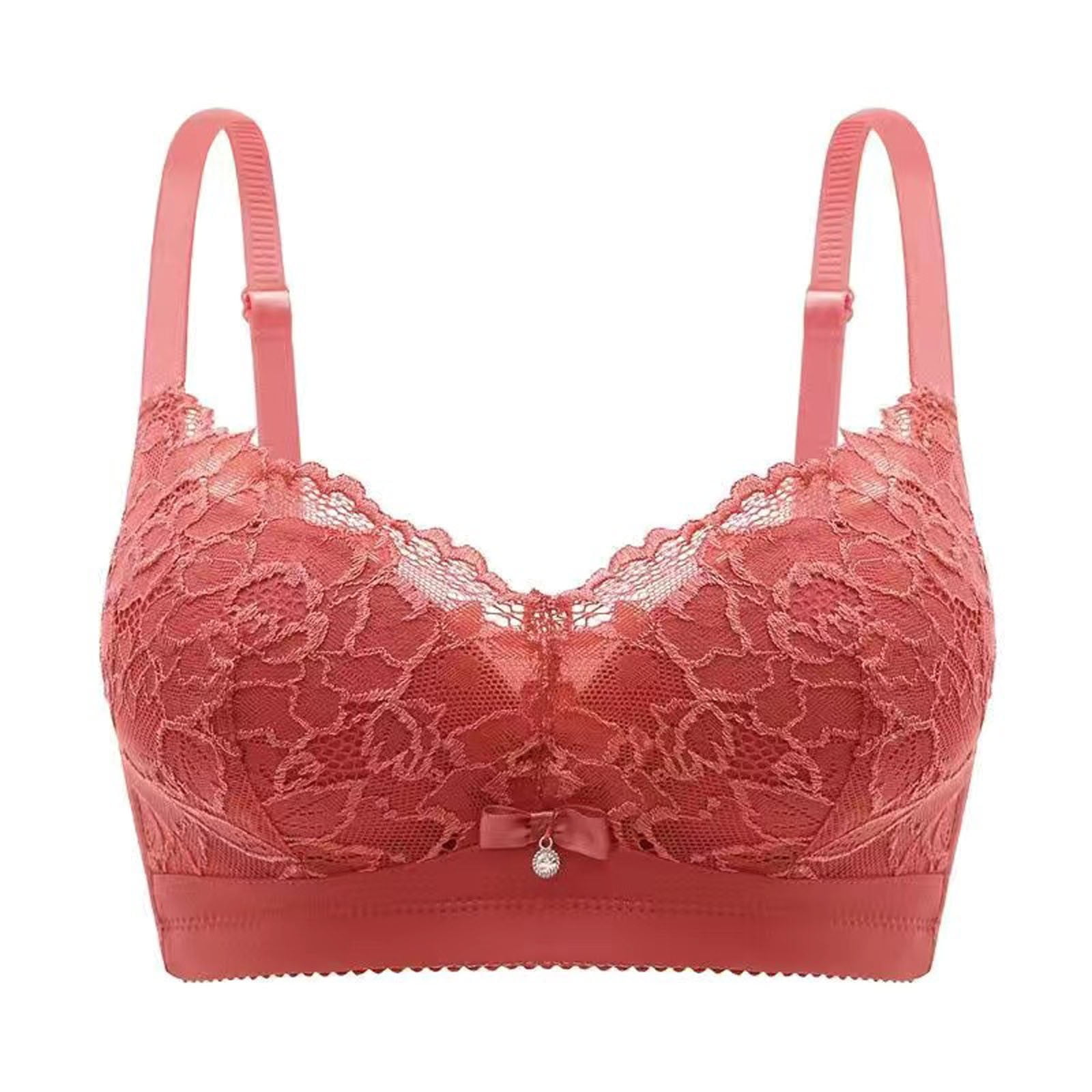 Juslio Minimizer Bras for Women Full Coverage Athletic Lace Wirefree ...