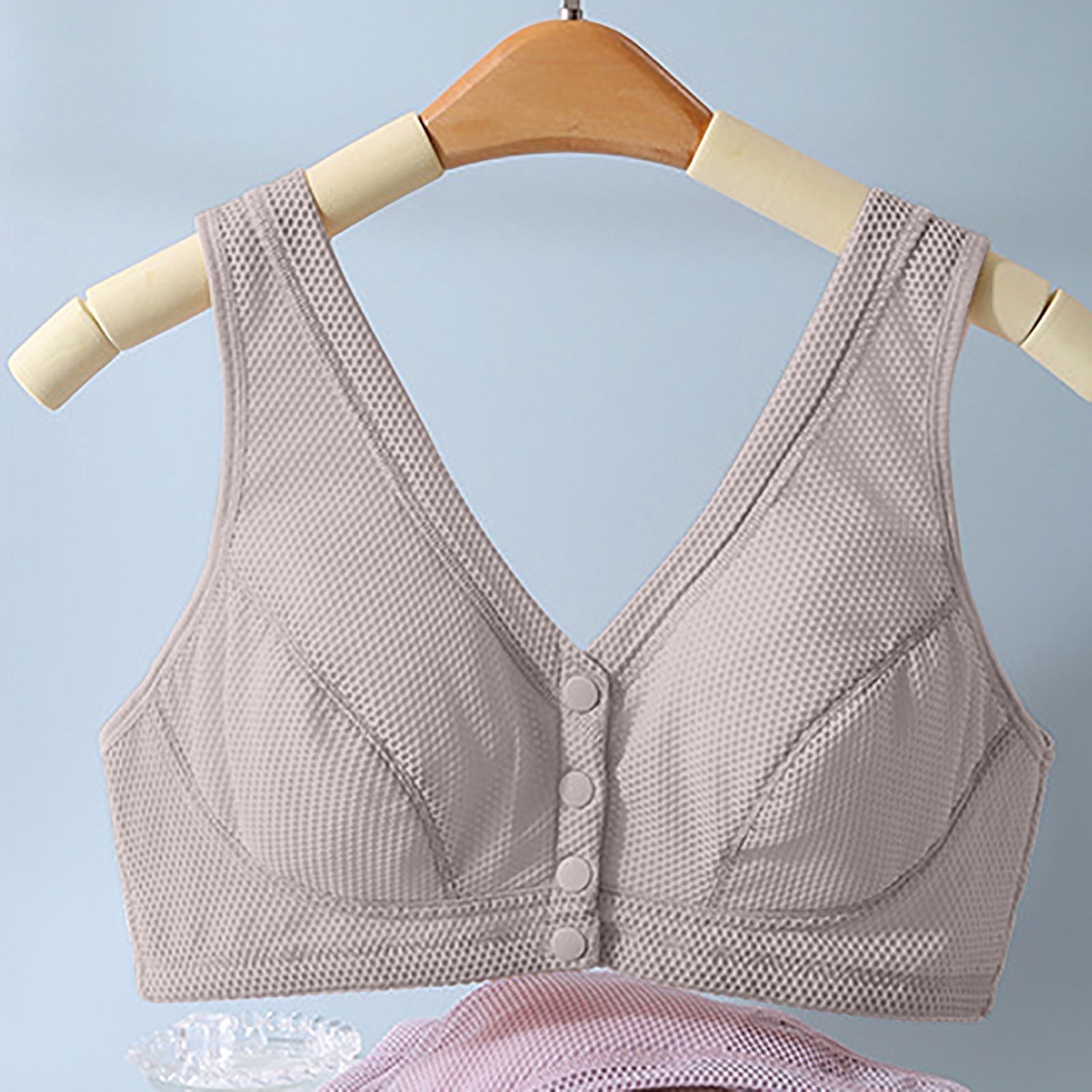 Juslio Push Up Bra Athletic Lightweight Wirefree Solid Push Up Bras for ...