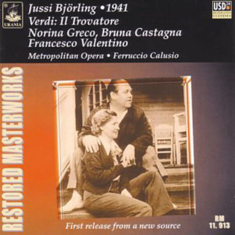 Jussi BJ Rling - II Trovatore - Music & Performance - CD - Walmart.com