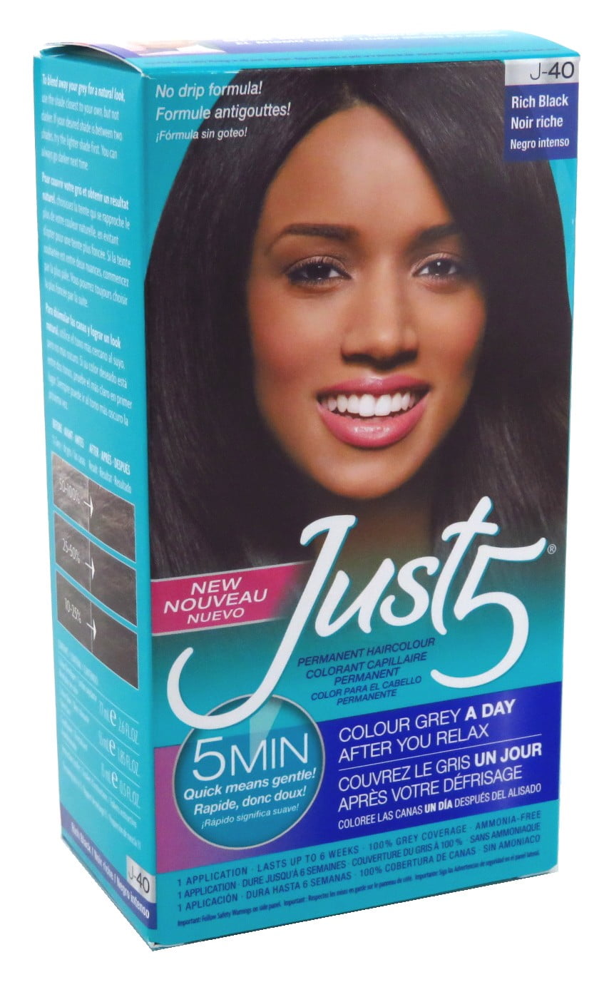 Just 5 Color Rich Black J-40 (Pack of 2) - Walmart.com