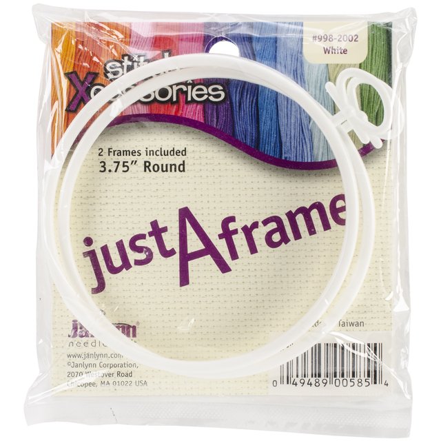 Just A Frame 3.75" Round - White (2) - Walmart.com