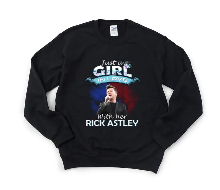 Just A Girl In Love With Her Rick Astley 80s Pop Music Fan Singer Roll ...
