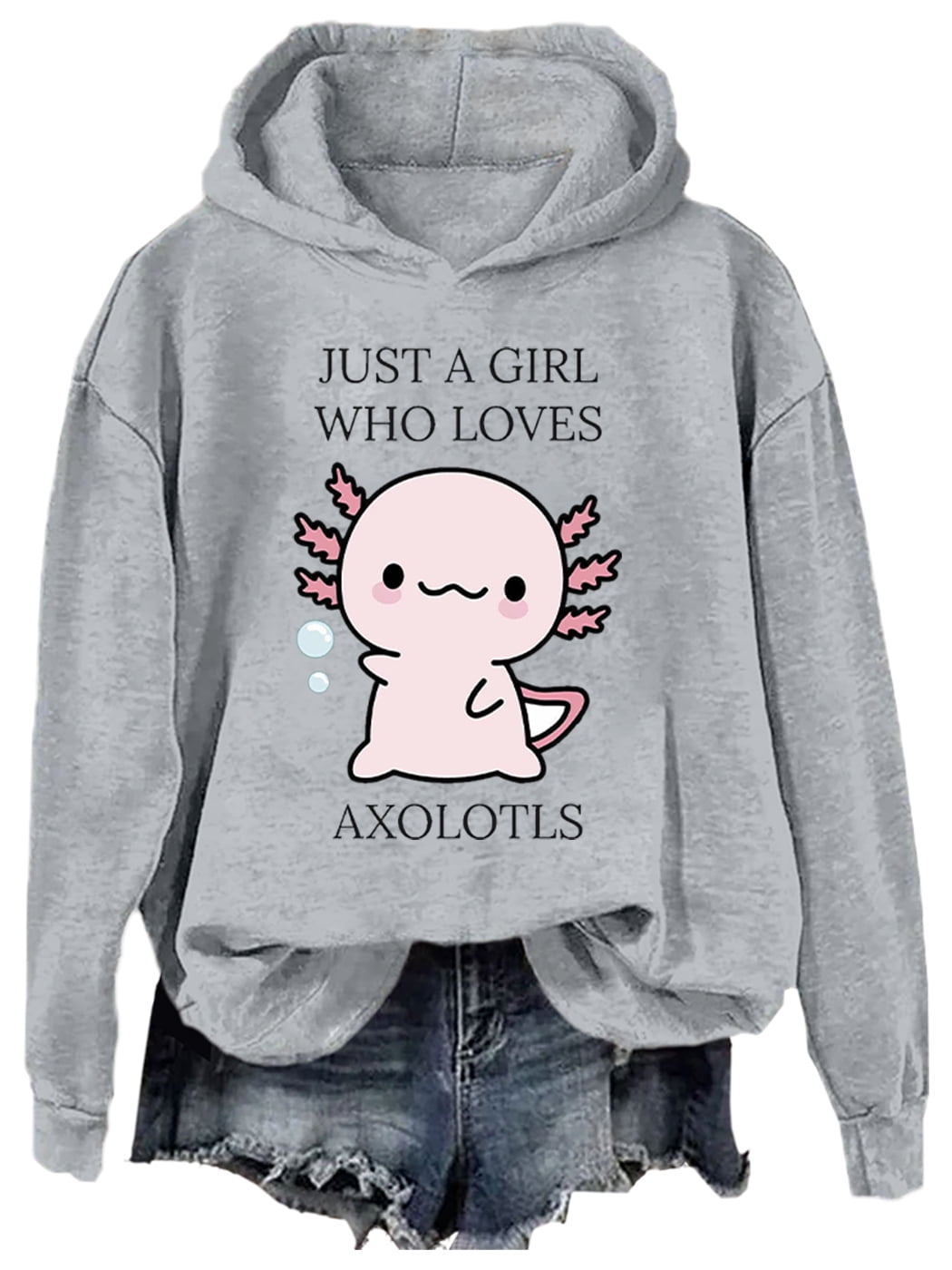 Just A Girl Who Loves AXOLOTLS Hoodie, Just A Girl Who Loves AXOLOTLS Shirt, Just A Girl Who ...