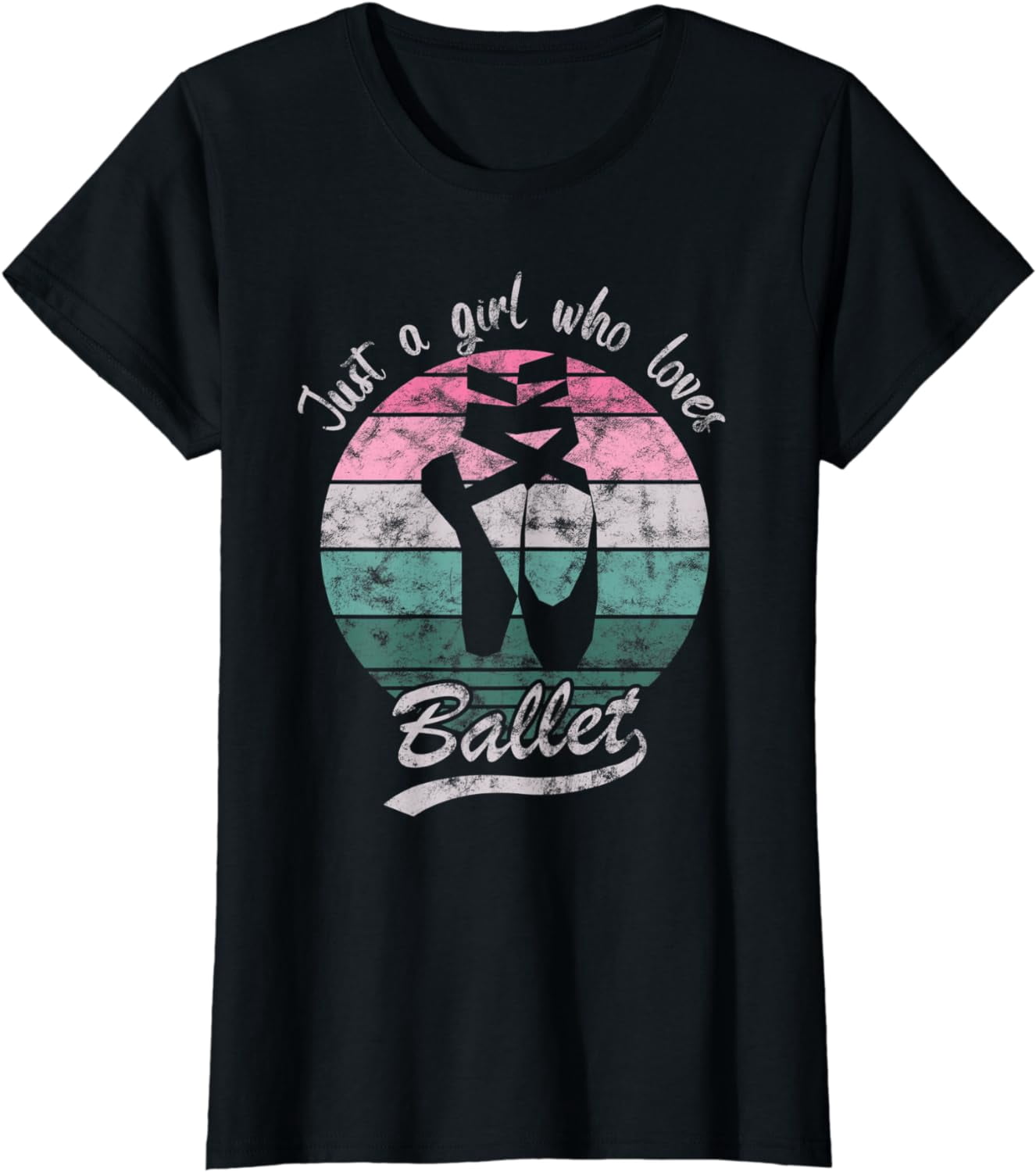 Just A Girl Who Loves Ballet - Dancing Ballerina Girl T-Shirt - Walmart.com