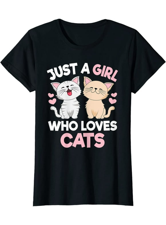 Girls' Cat Shirts