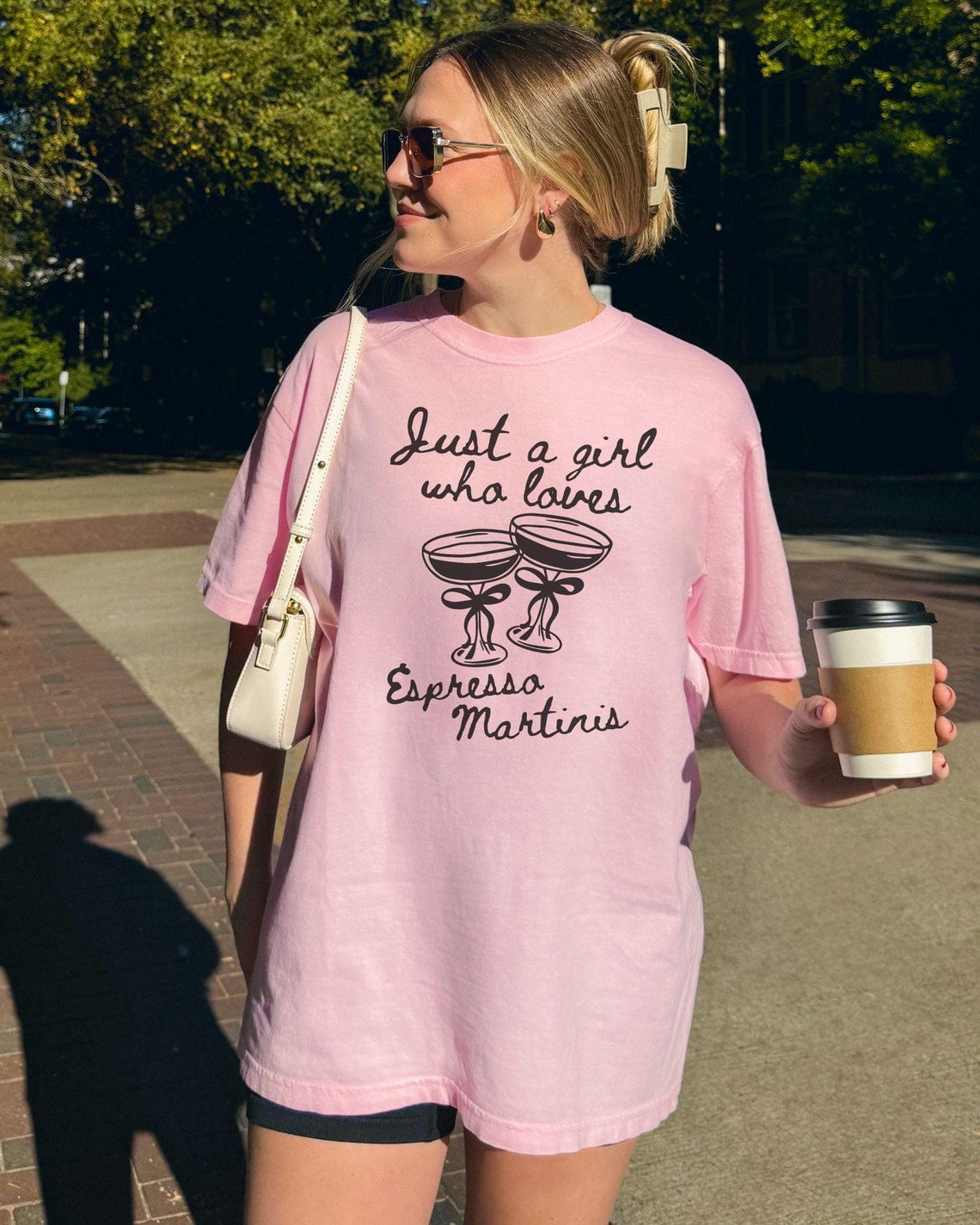 Just A Girl Who Loves Espresso Martinis Shirt, Espresso Martini T Shirt ...