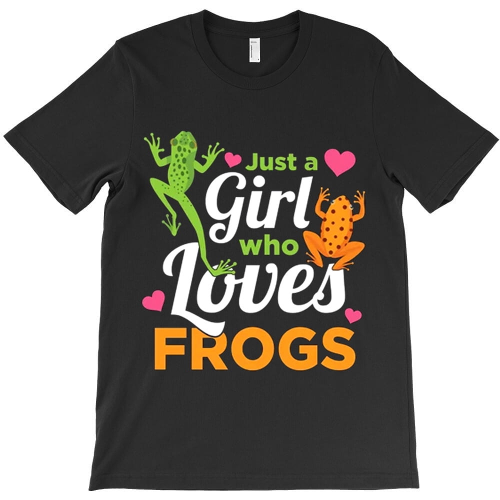 Just A Girl Who Loves Frogs Funny Amphibians Cute Frog Gifts - Viral ...