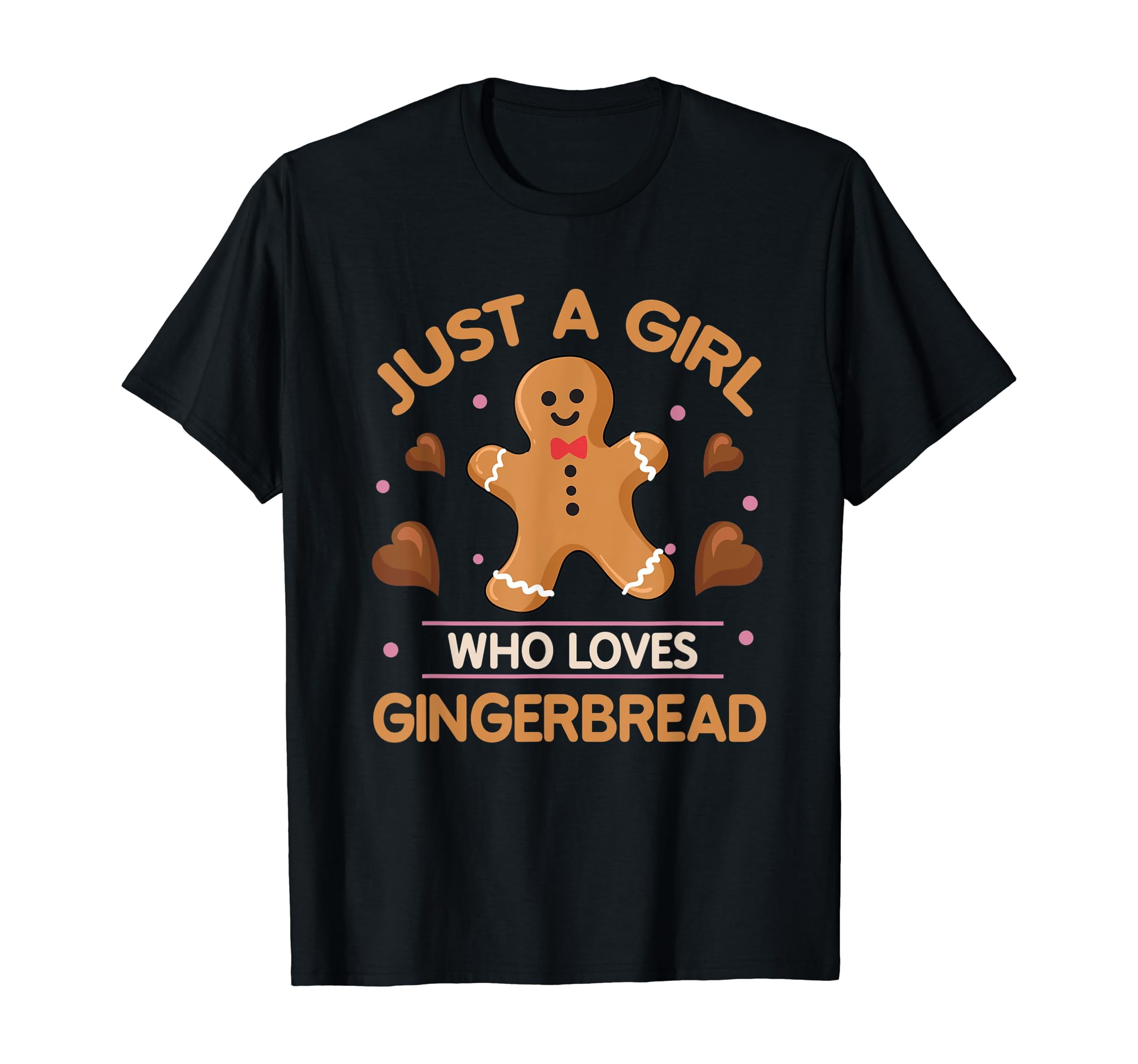 Just A Girl Who Loves Gingerbread Man Krismast T-Shirt - Walmart.com