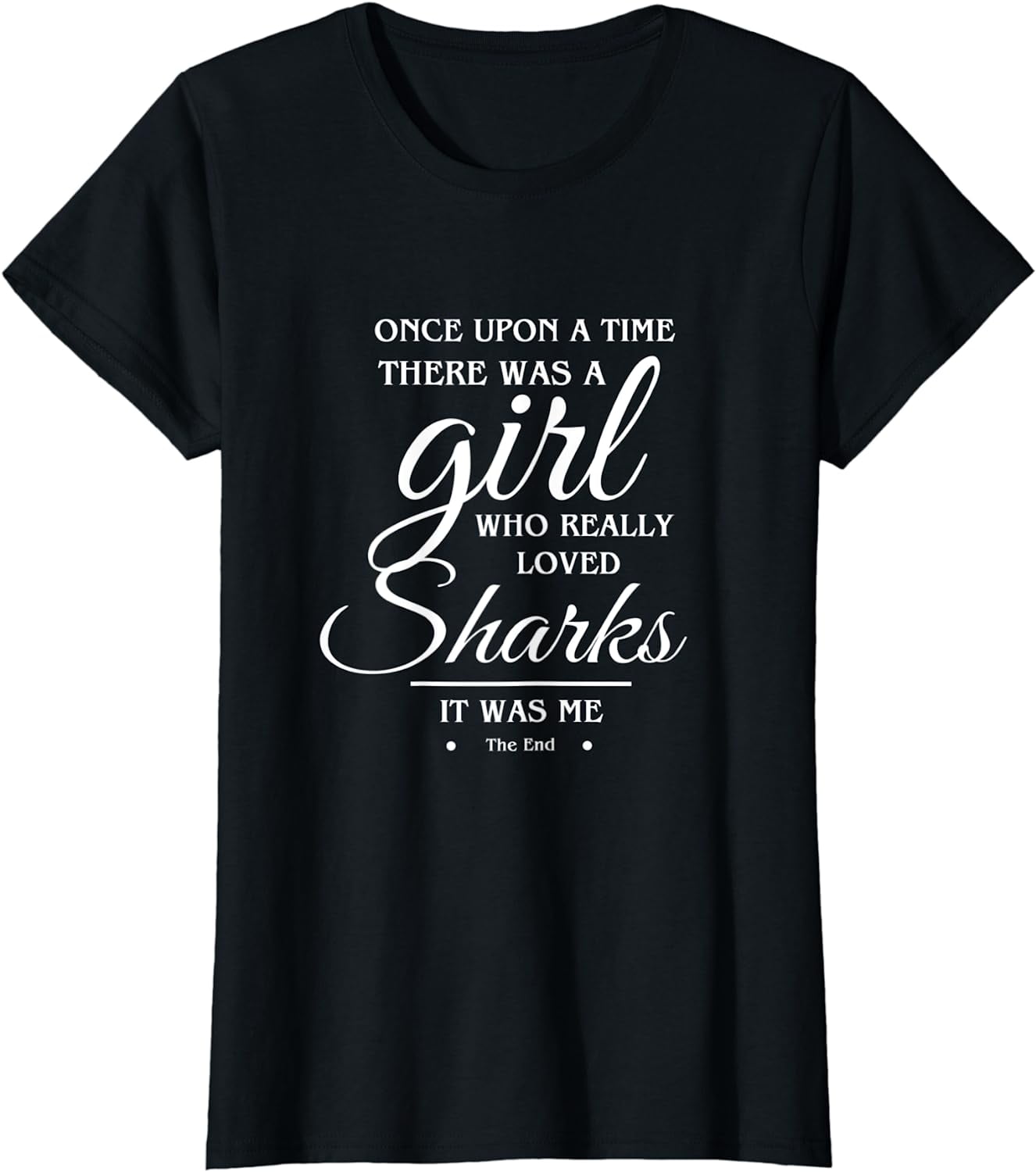 Just A Girl Who Loves Sharks - Shark Lover Gift T-Shirt - Walmart.com