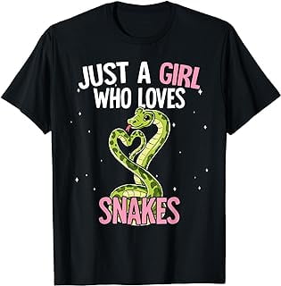 Just A Girl Who Loves Snakes Snake T-Shirt - Walmart.com