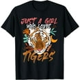 Just A Girl Who Loves Tigers Tiger T-Shirt - Walmart.com
