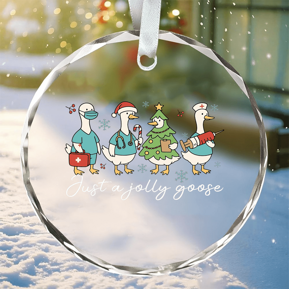 Just A Jolly Goose Nurse Cute Medical Staff Ornament Home Decoration ...