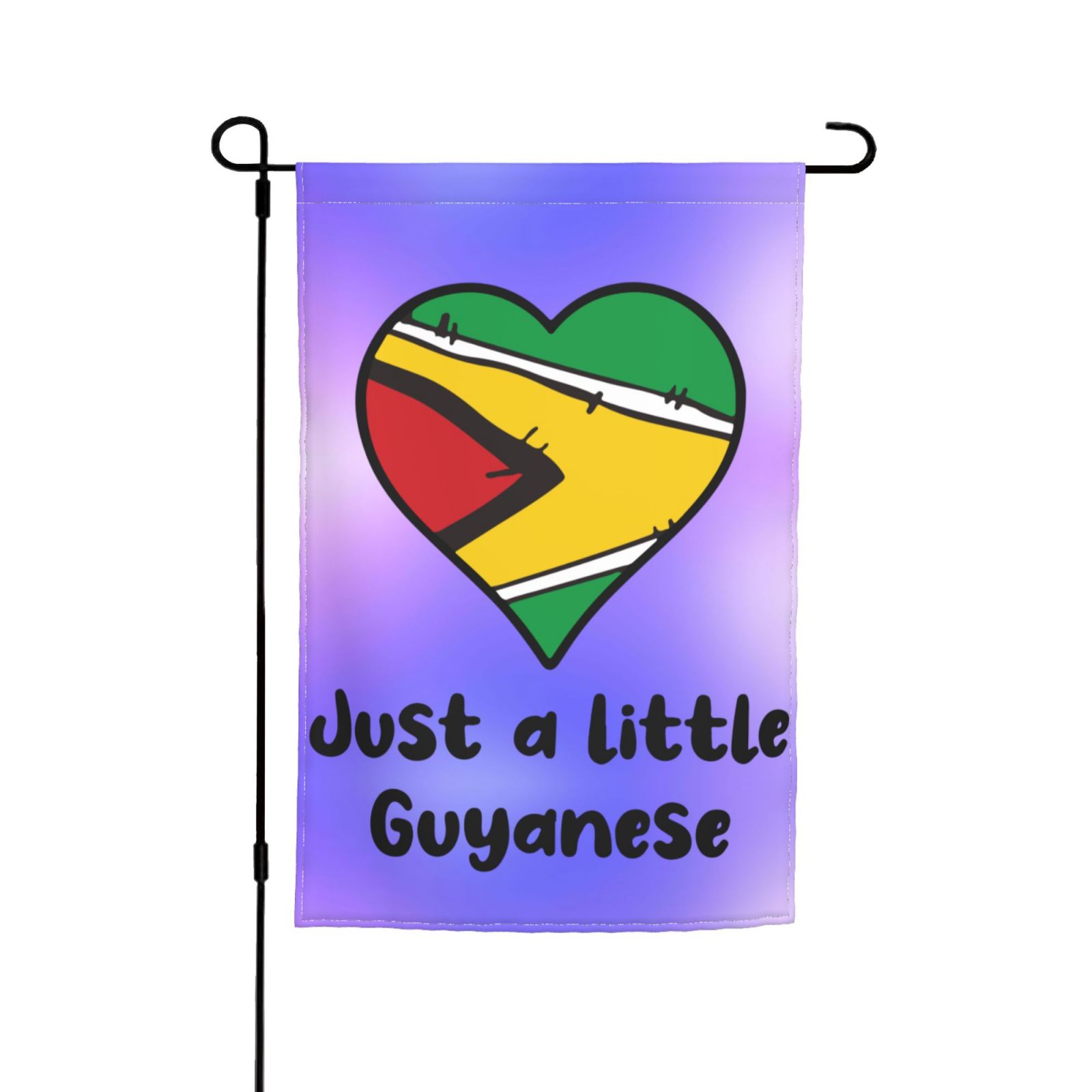 Just A Little Guyanese Guyana Flag Garden Flag 12x18 Inch, Double Sided ...