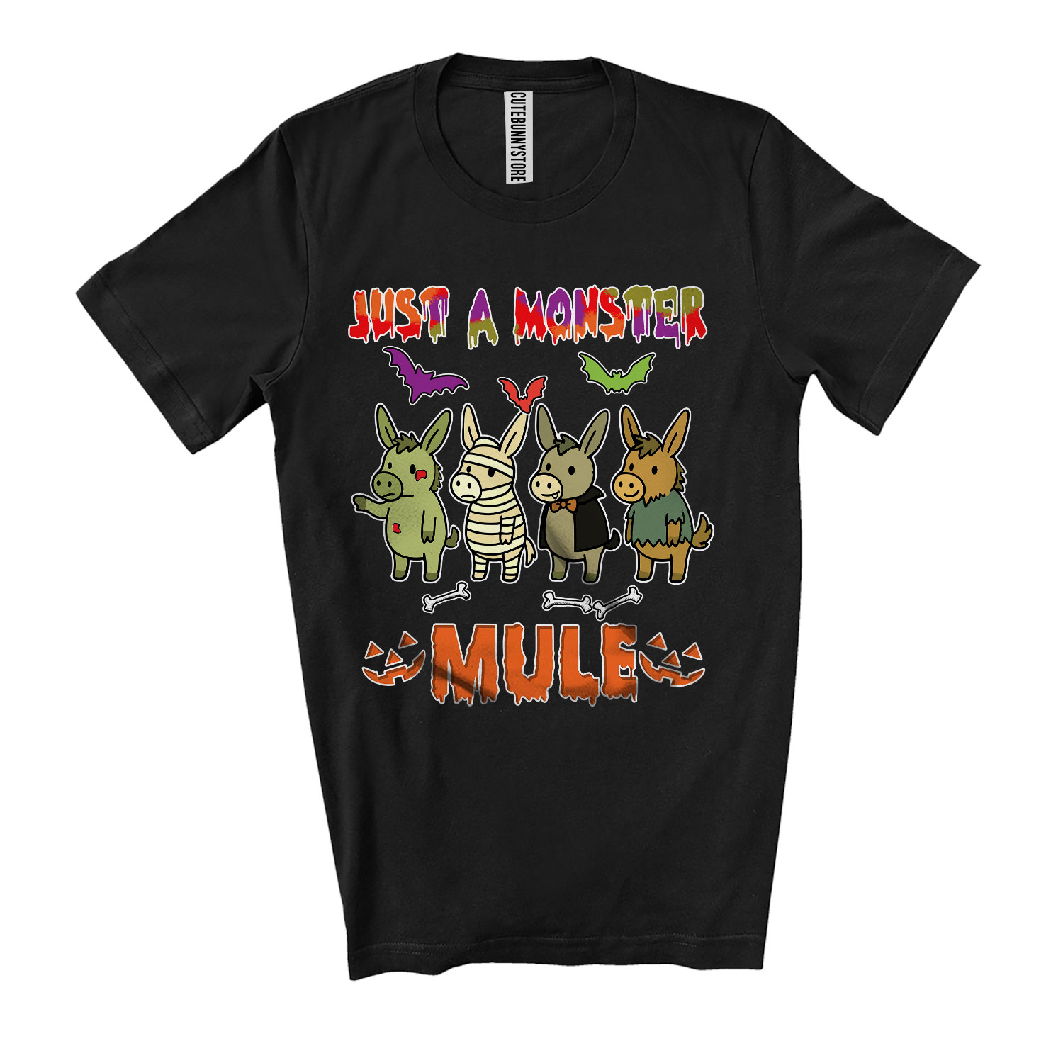 Just A Monster Mule; Amazing Halloween Zombie Mummy Mule Cosplay; Farm ...