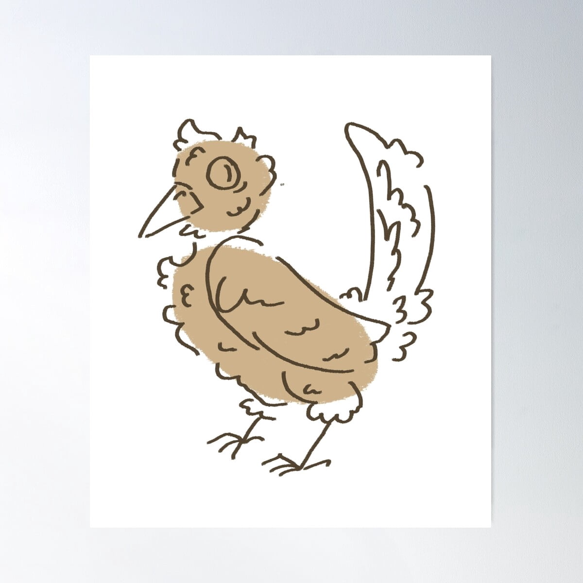 Just A Silly Little Guy Poster Wall Art, Modern Wall Decor For Living ...