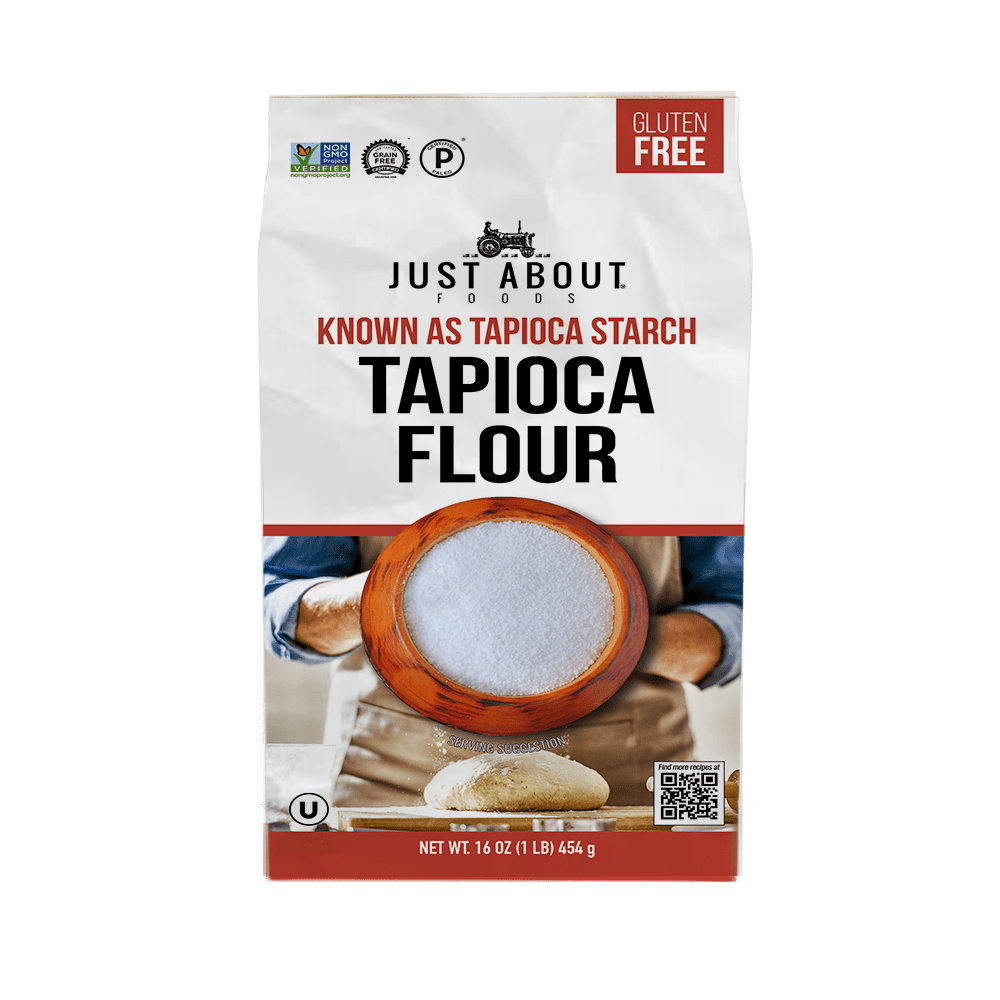 Just About Foods Tapioca Flour 1 lb, Gluten-Free, Kosher, Sugar ...