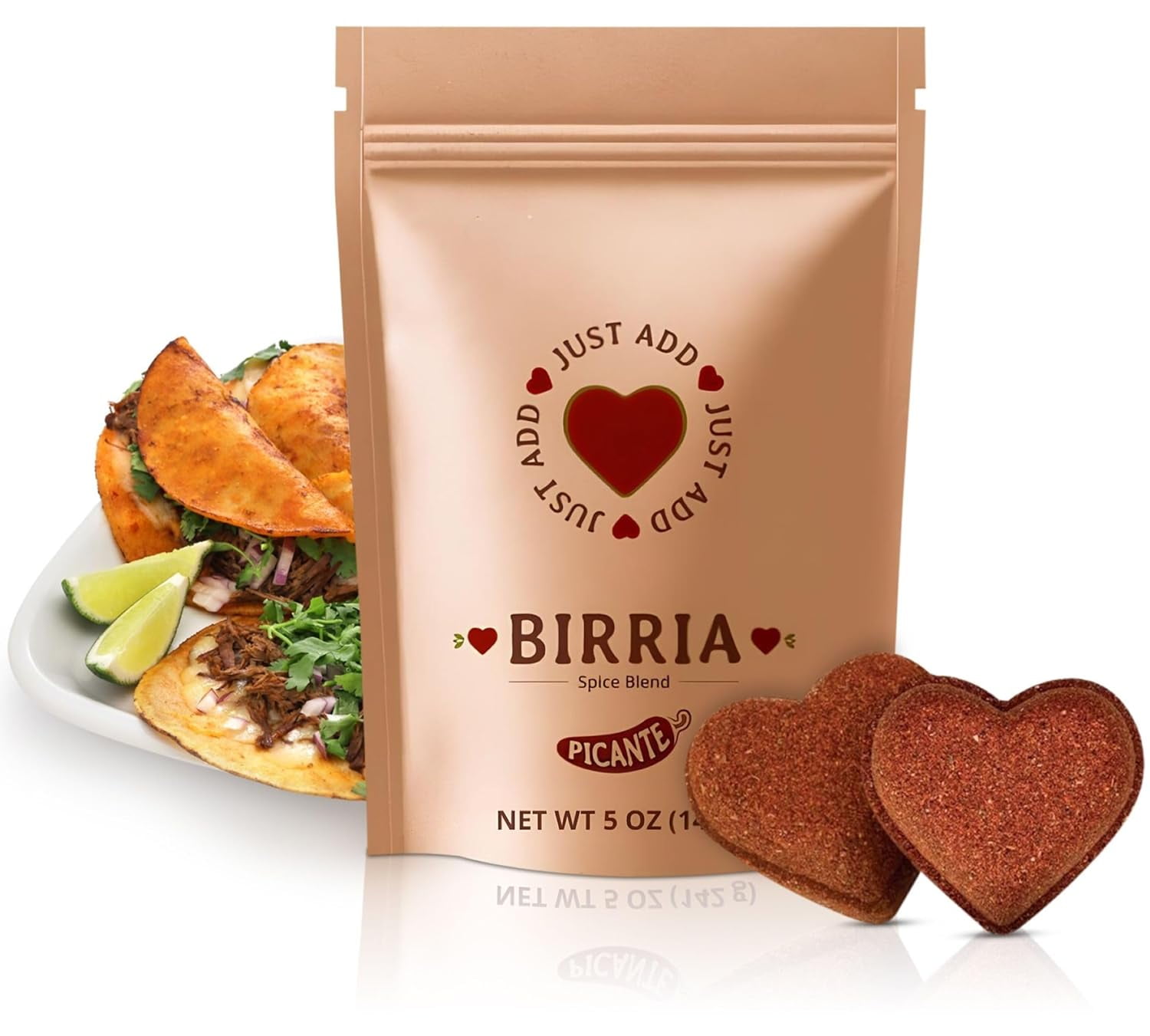 Just Add Luv Authentic Birria Bomb Seasoning Medium (Picante) - Mexican ...