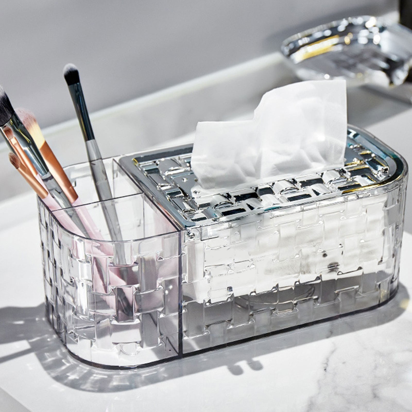 Just Arrived, Plastic Cassette Drawer, Tissue Box Organizer, Multi ...