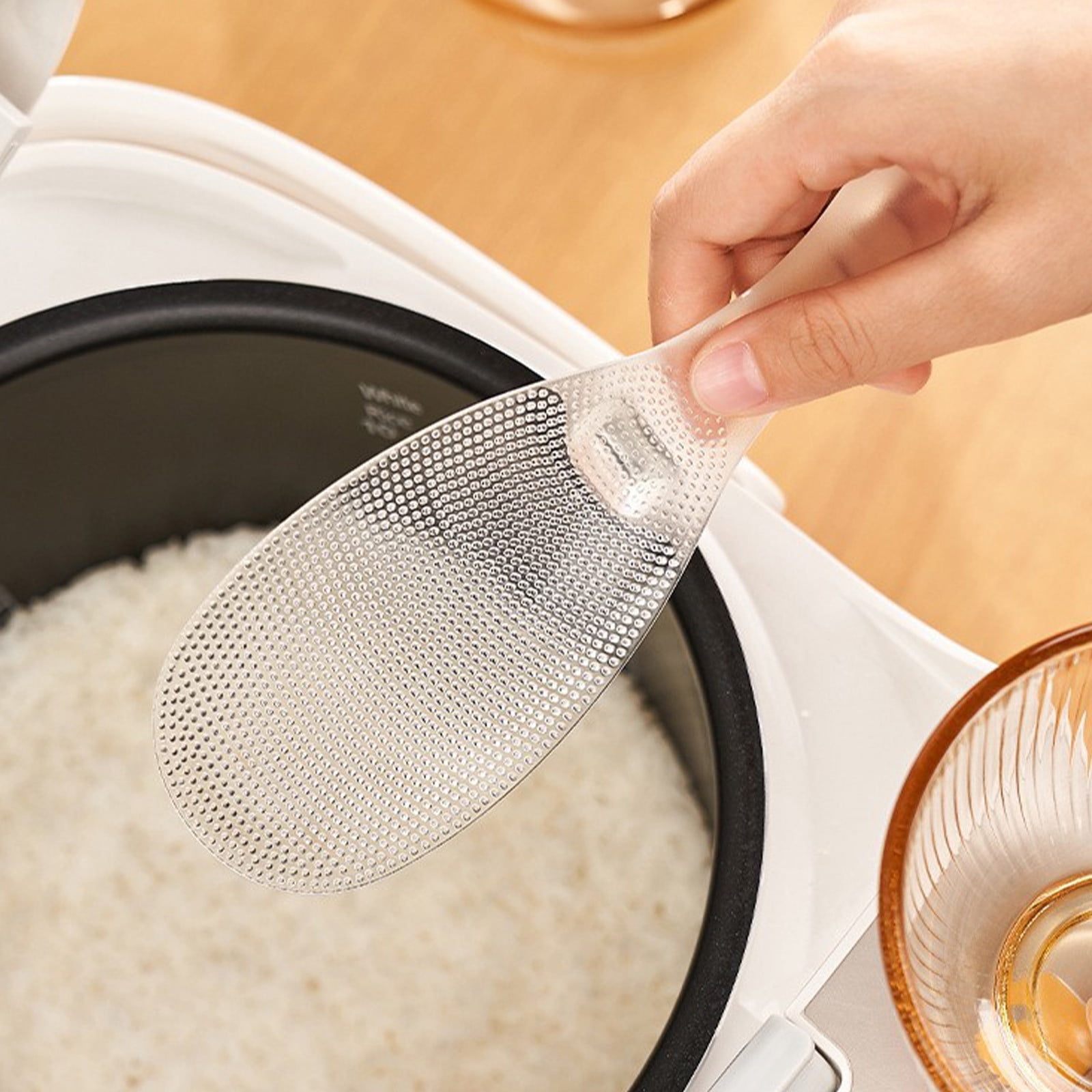 Just Arrived, Plastic Rice Spoon, Vertical Serving Spoon, Non-stick ...