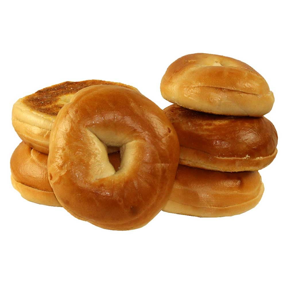 Just Bagels Sliced Plain Bagel, 4 Ounce -- 48 per case. - Walmart.com