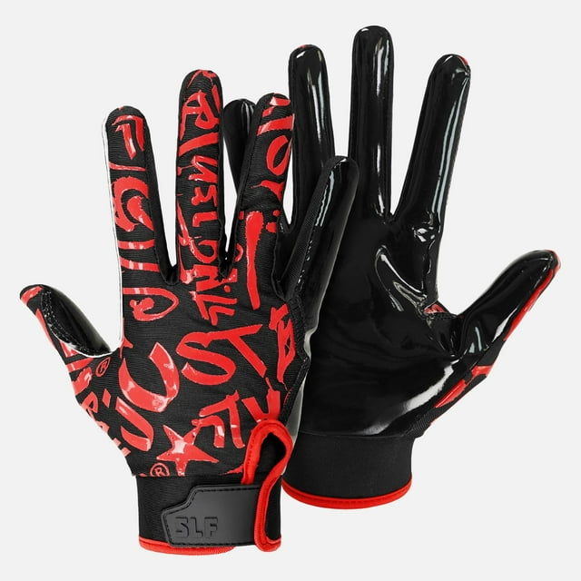 Just Ball Sticky Football Receiver Gloves - Walmart.com