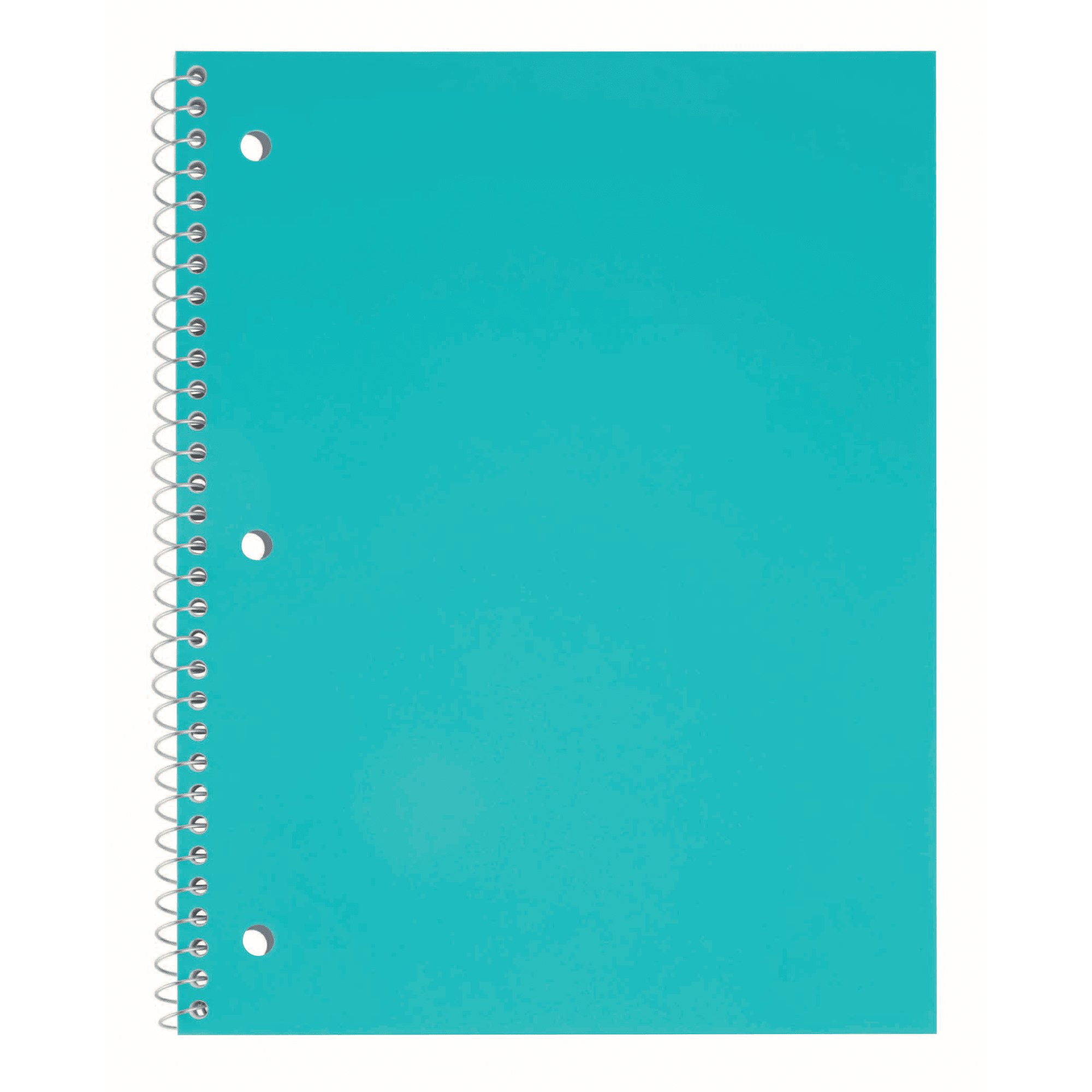 Just Basics® Poly Spiral Notebook, 8 1/2" x 10 1/2", College Ruled, 140 ...