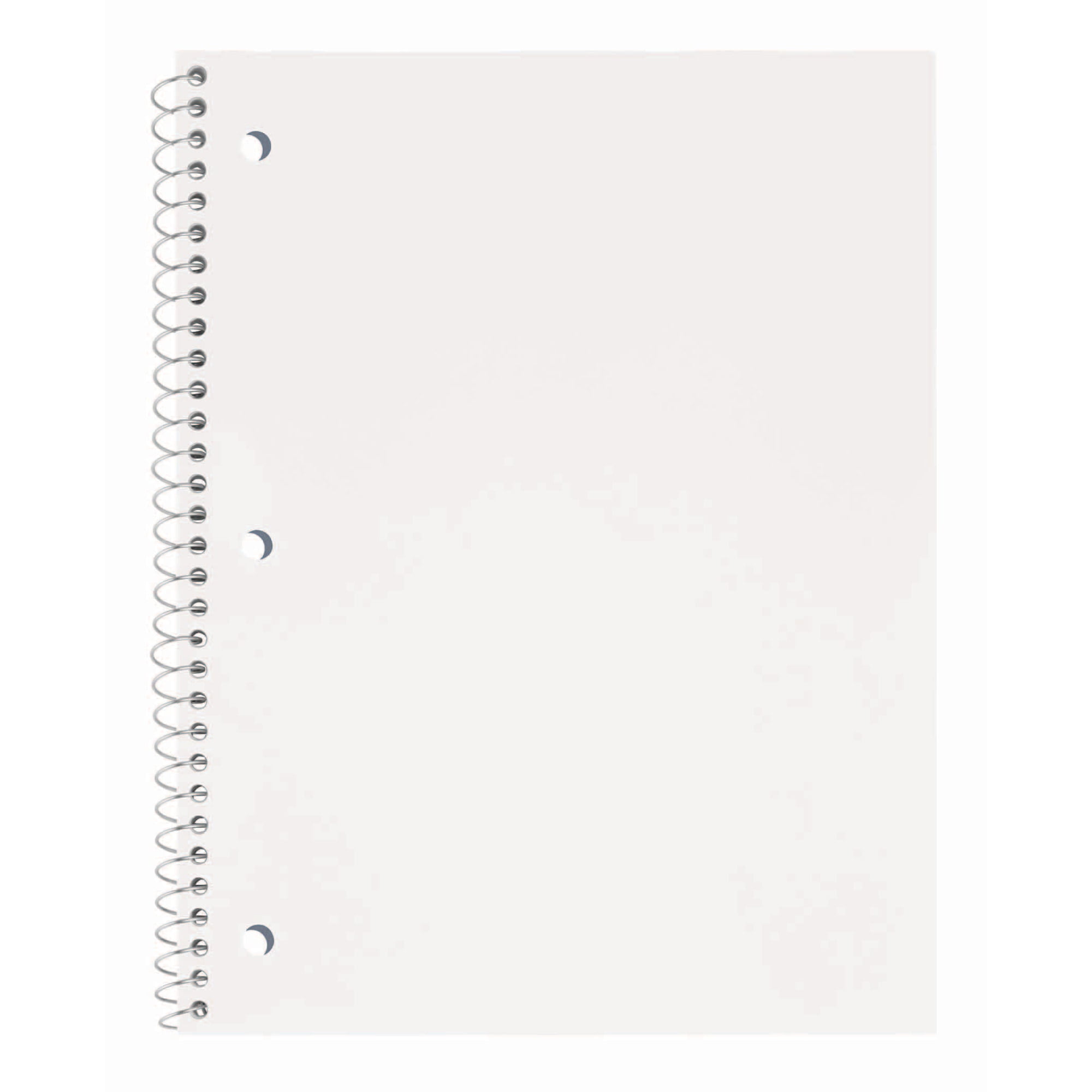 Just Basics® Poly Spiral Notebook, 8 1/2" x 10 1/2", College Ruled, 140 ...