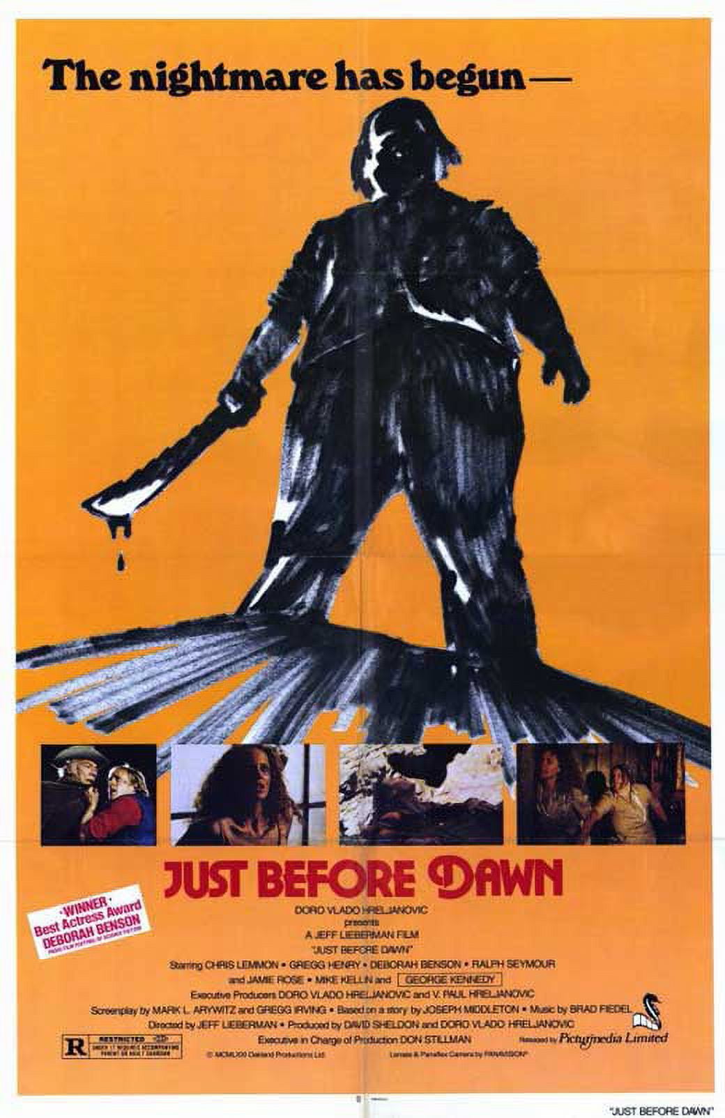 Just Before Dawn - movie POSTER (Style A) (11" x 17") (1981) - Walmart.com