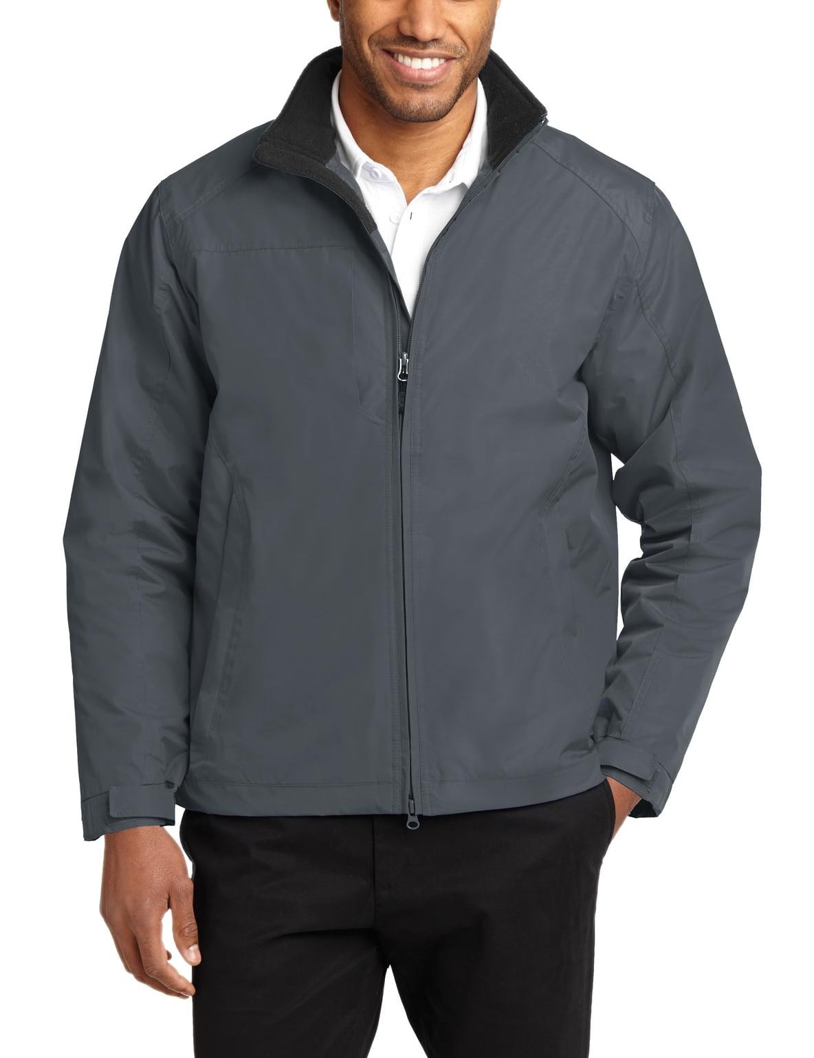 Just Blanks Challenger II Jacket Two Way Zipper Hidden Zippered Chest Pocket And Open Hem, Steel ...