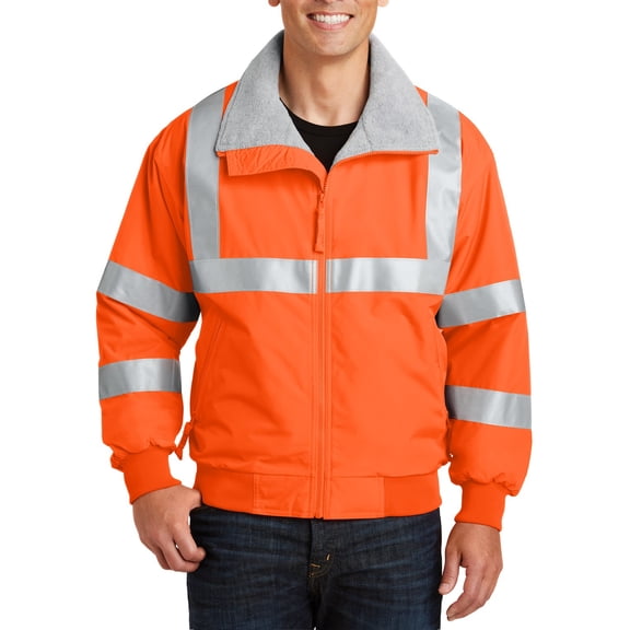 CornerStone CSJ24 Type R Class 3 Waterproof Parka, Safety Orange/ Black ...
