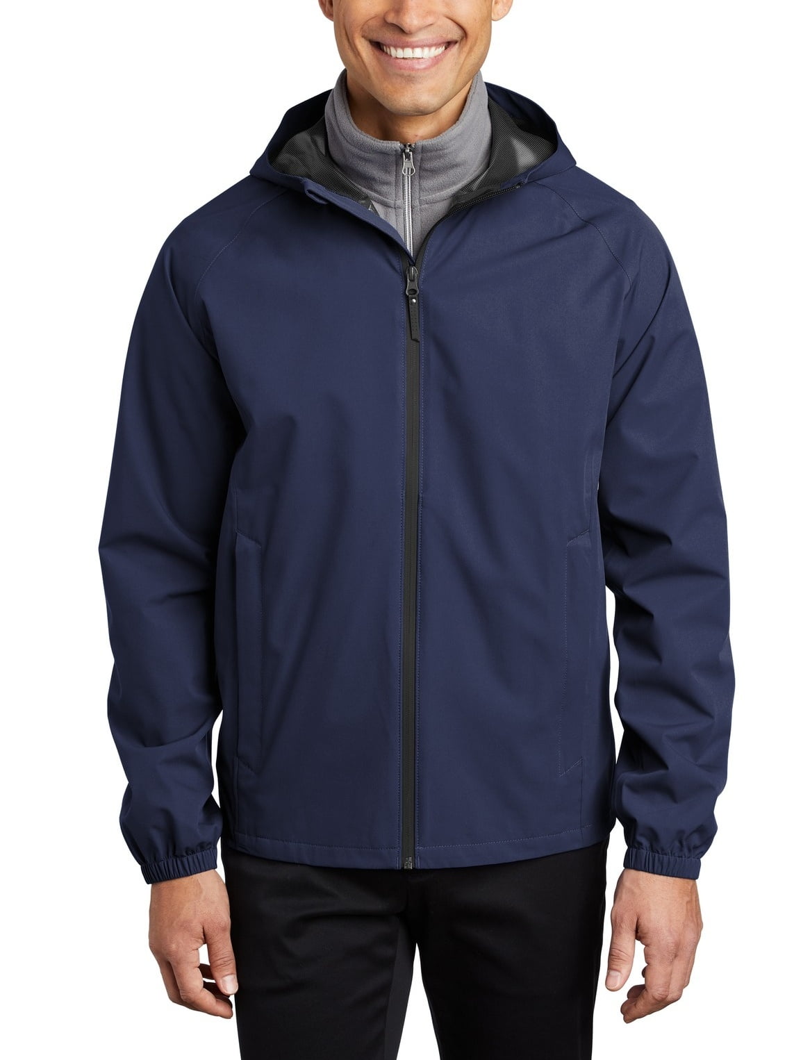 JustBlanks Essential Waterproof Rain Jacket with Breathable Polyester ...