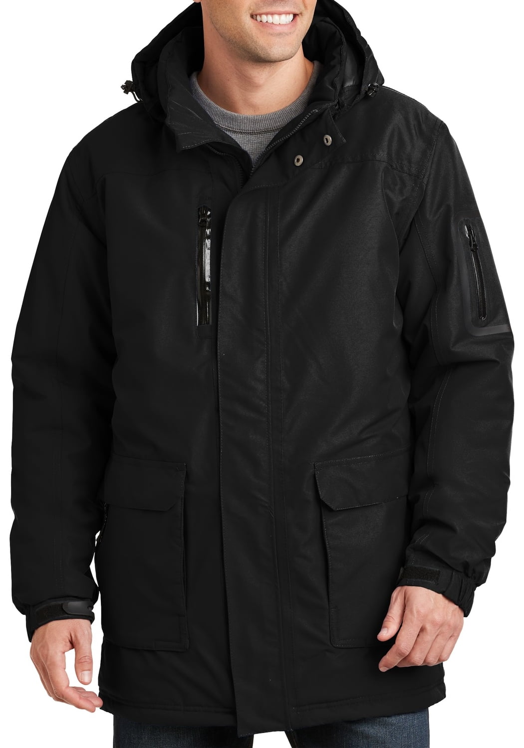 JustBlanks Mens Heavyweight Waterproof Parka with Quilted Lining ...
