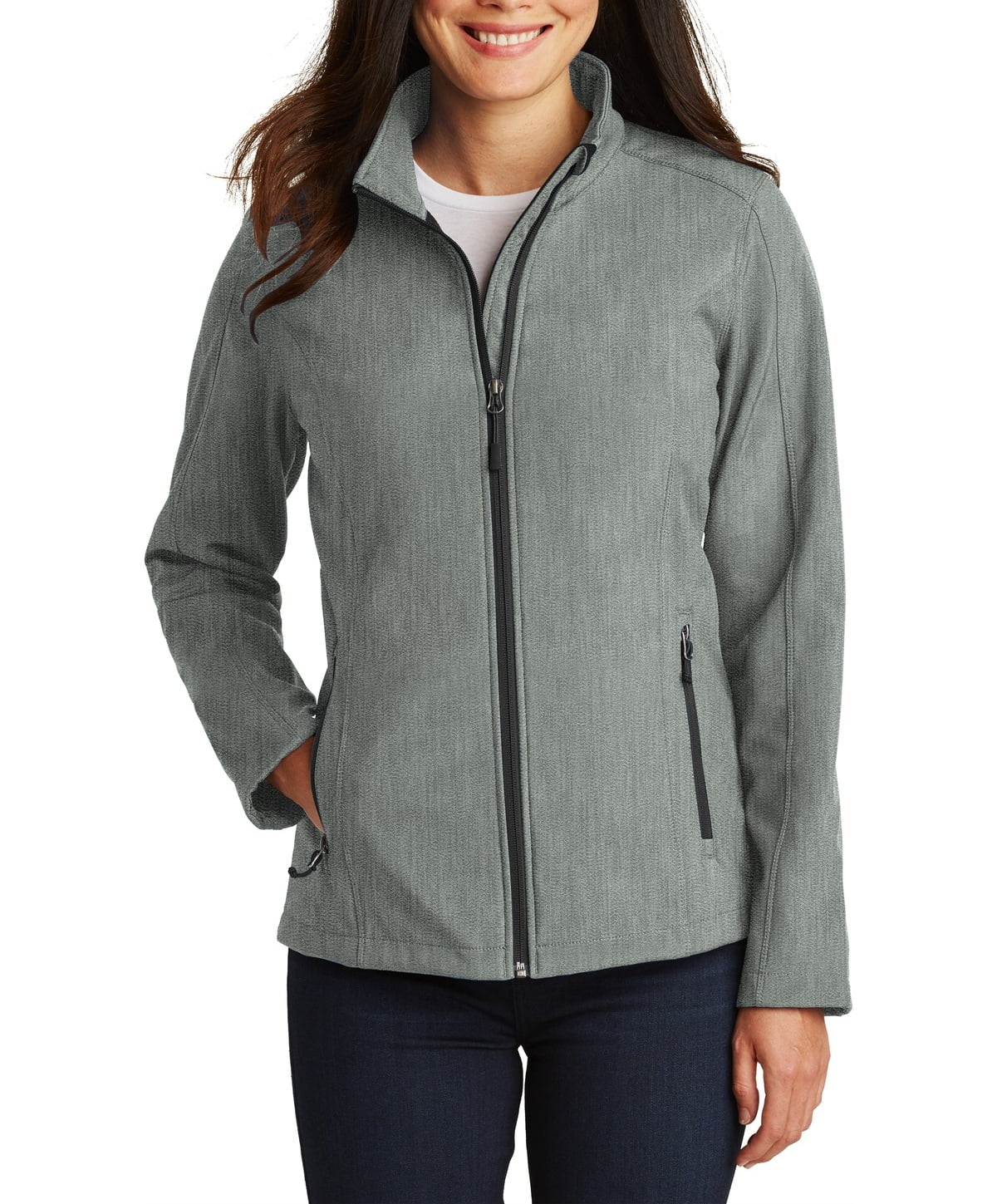 Just Blanks Ladies Core Soft Shell Jacket Fabric Waterproof Rating Zip ...