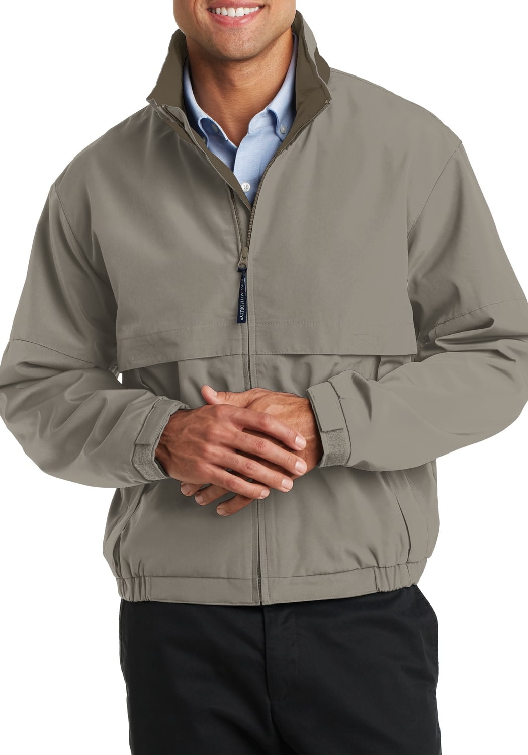 Just Blanks Legacy Jacket Stowaway Hood In Cadet Collar Interior Chest ...
