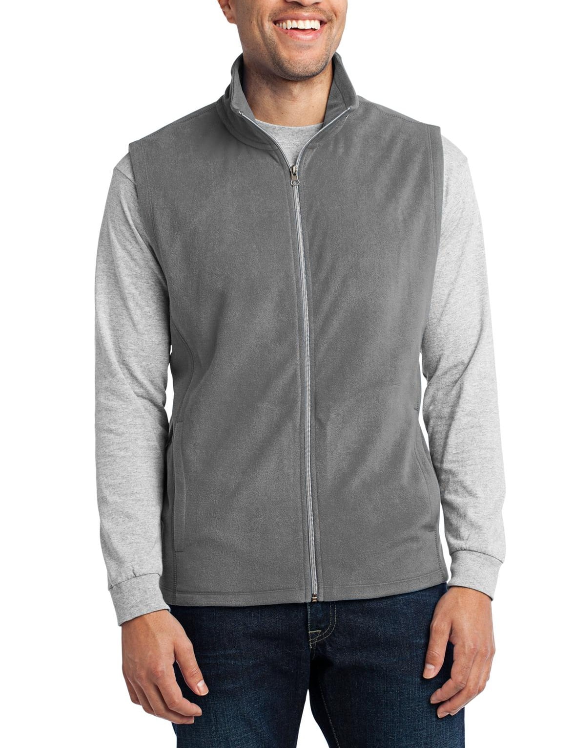 Just Blanks Microfleece Vest Anti-Pill Finish This Cool Weather ...