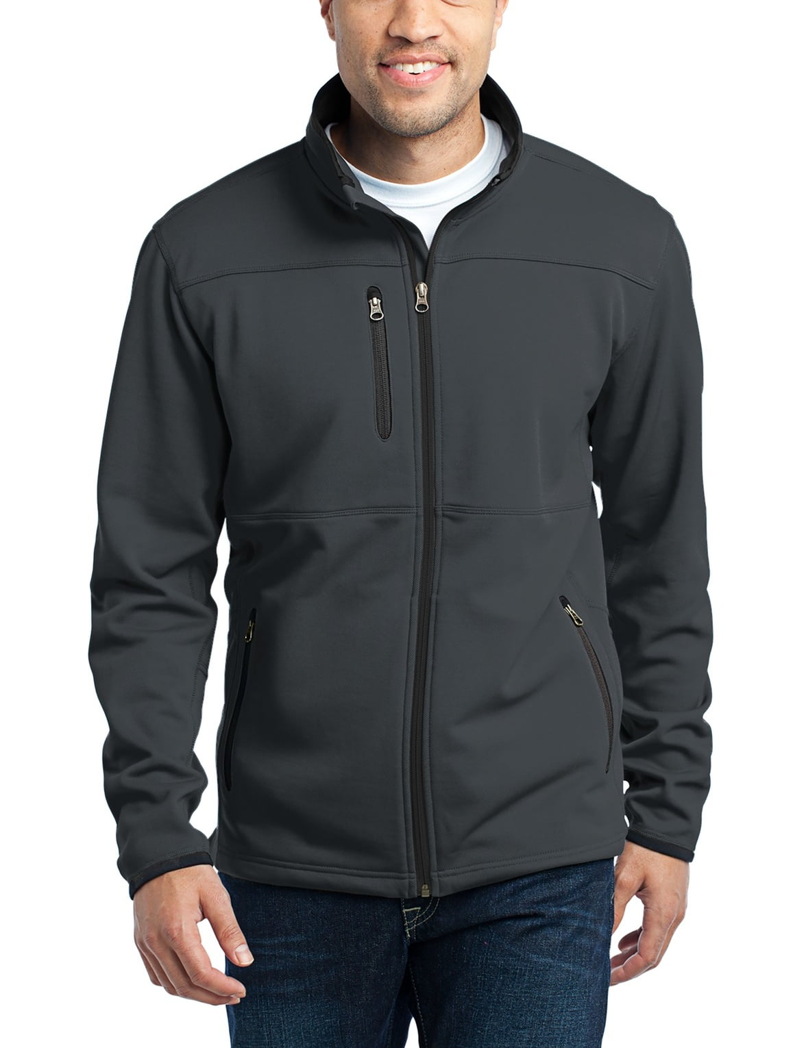 Just Blanks Pique Fleece Jacket Reverse Coil Zippers And Binding At The ...