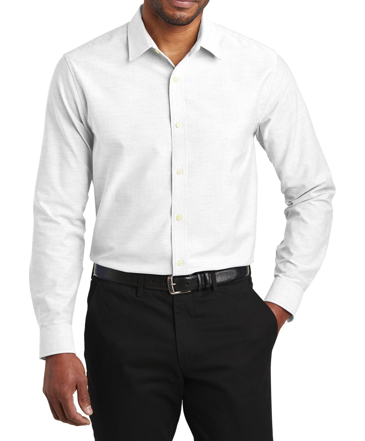 Just Blanks Slim Fit SuperPro Oxford Shirt Back Yoke With Knife Pleats ...