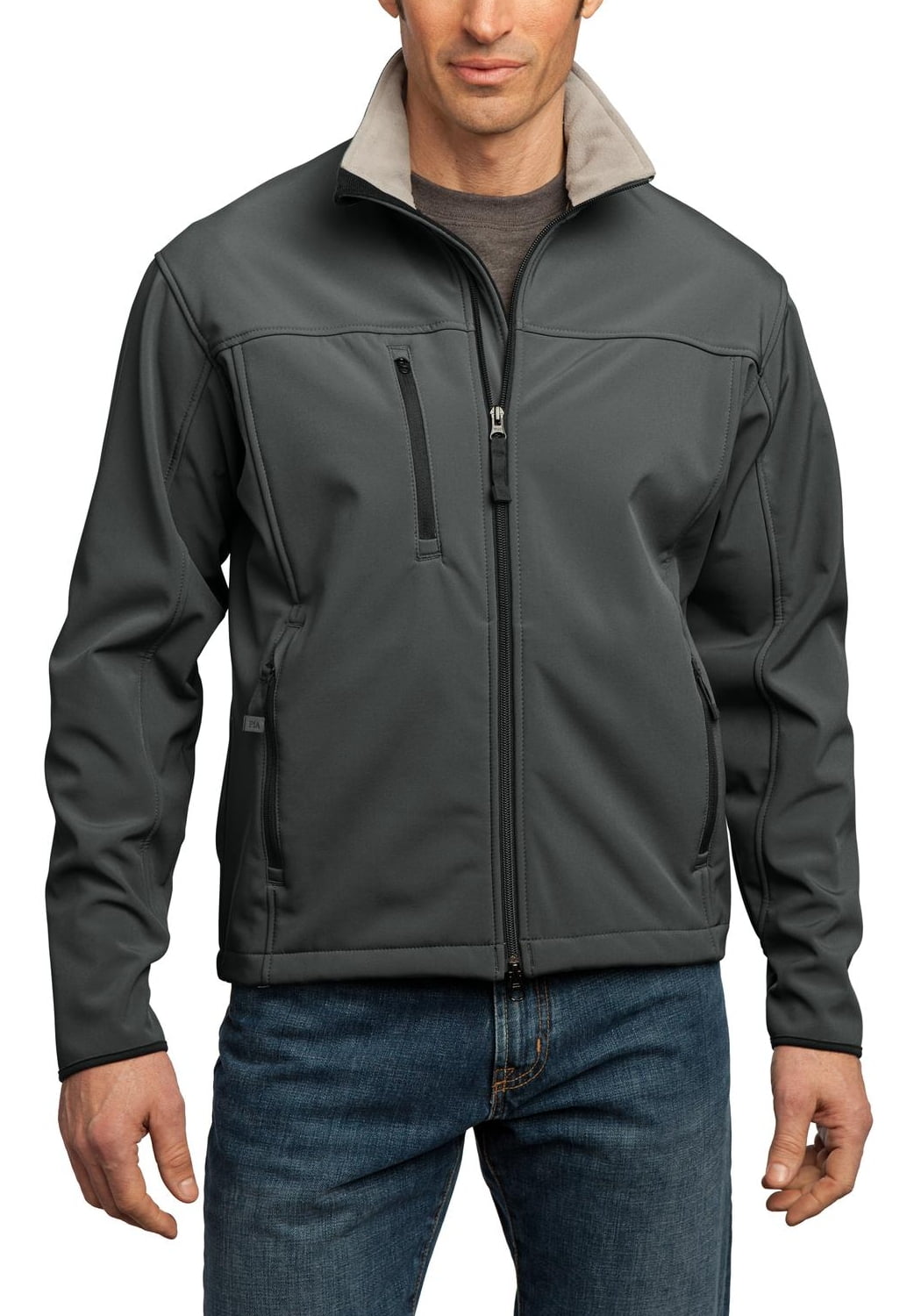 JustBlanks Tall Glacier Soft Shell Jacket Stretch Woven Polyester Blend ...