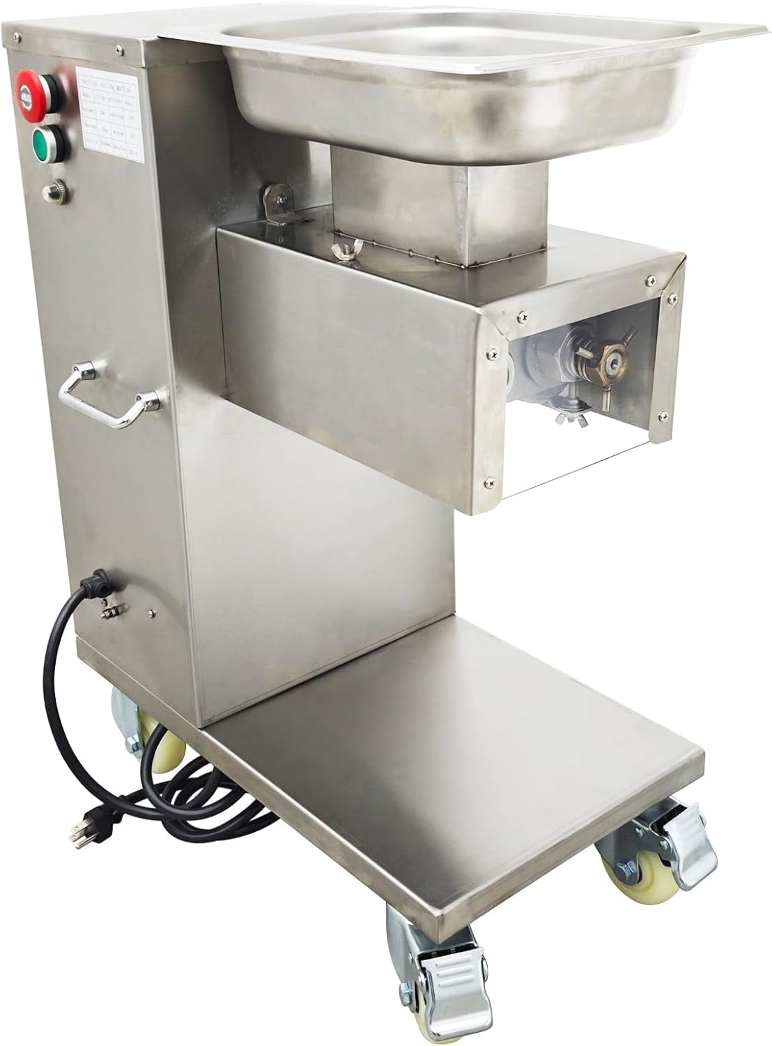 TJ130L-B Commercial Stainless Steel Meat Slicer 400KG/H Meat Cutting ...