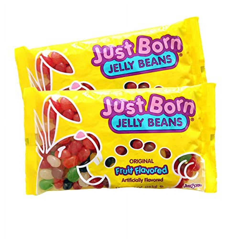 Just Born Jelly Beans, Original Fruit Flavor Easter Candy, 10 oz Bag ...